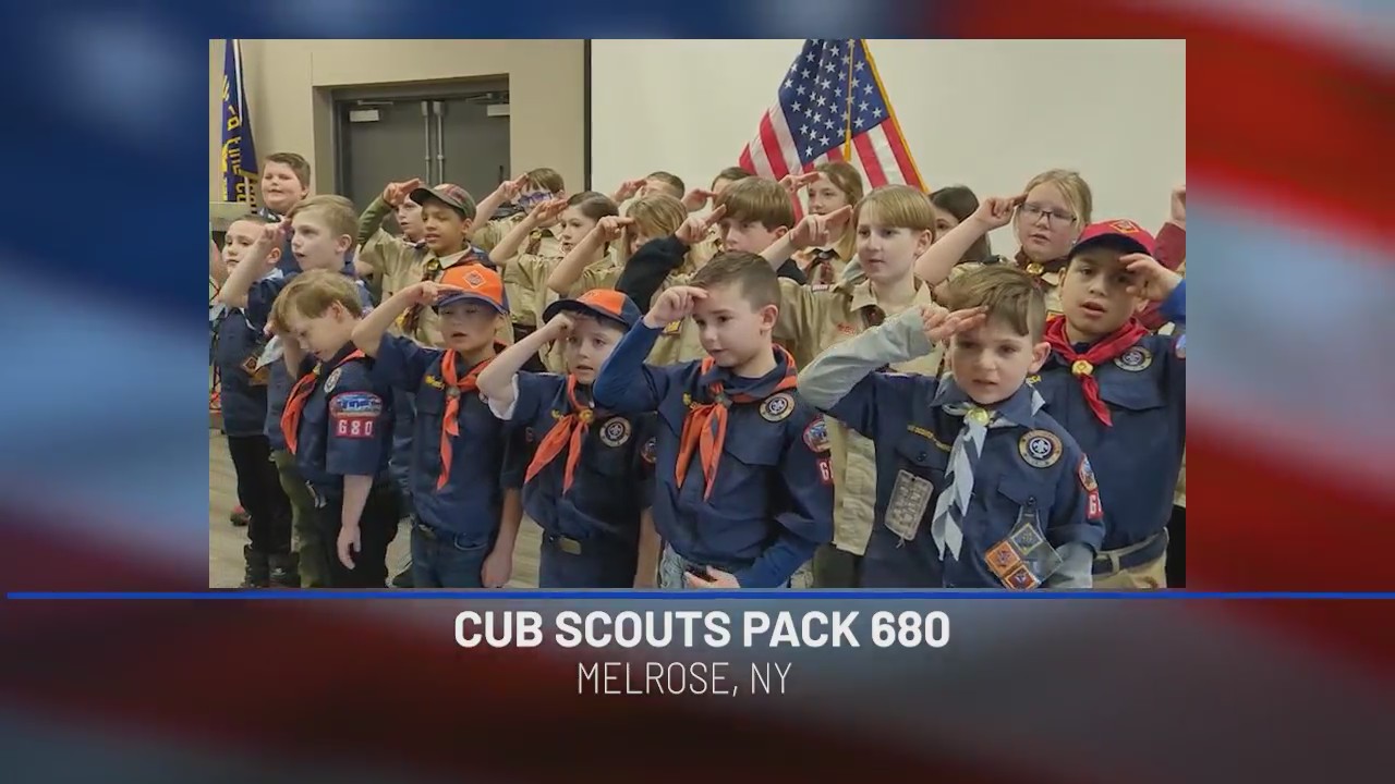 Cub Scouts Pack 680 gives us our daily Pledge of Allegiance! – NEWS10 ABC
