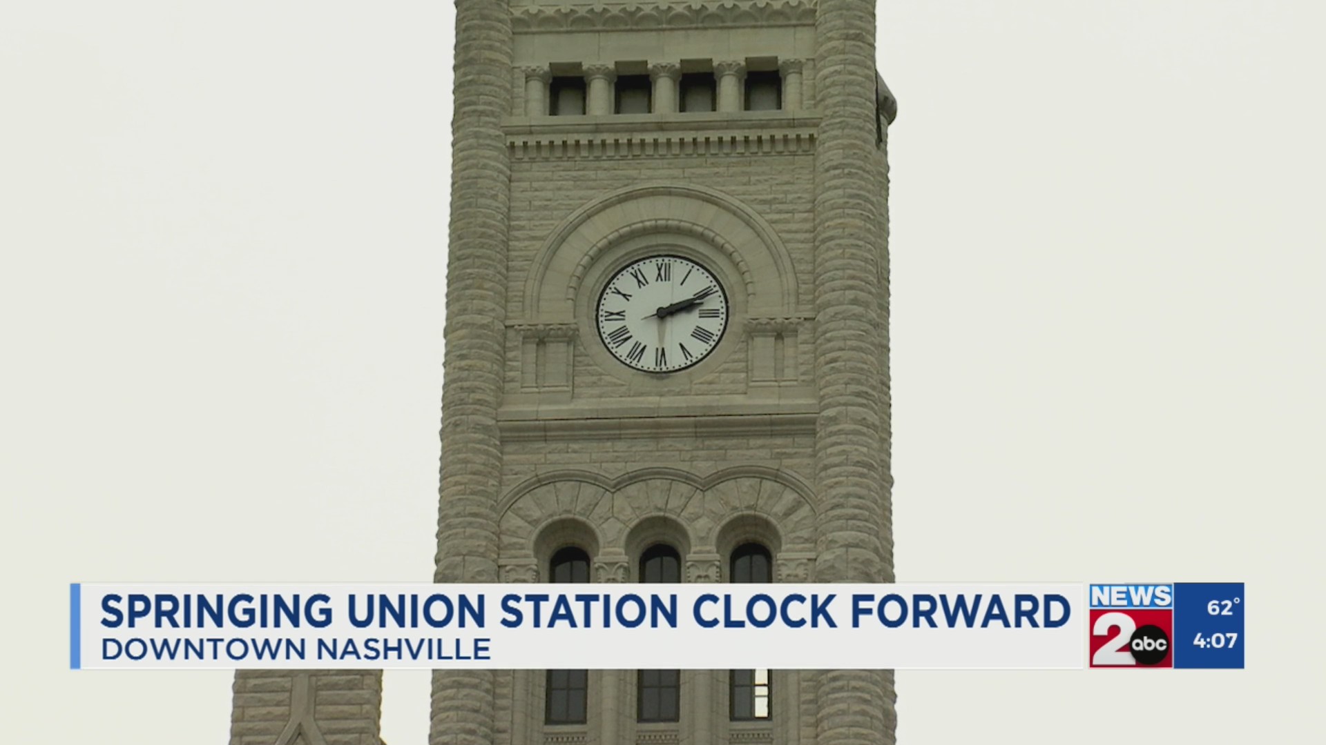 Springing Union Station clock forward in Nashville – WKRN News 2