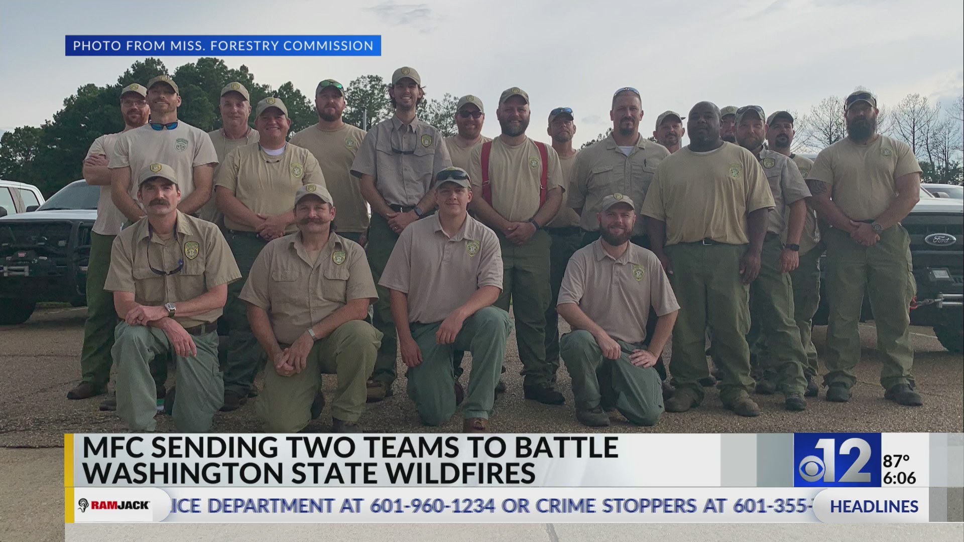 Mississippi crews to assist with fire in Washington state – WJTV