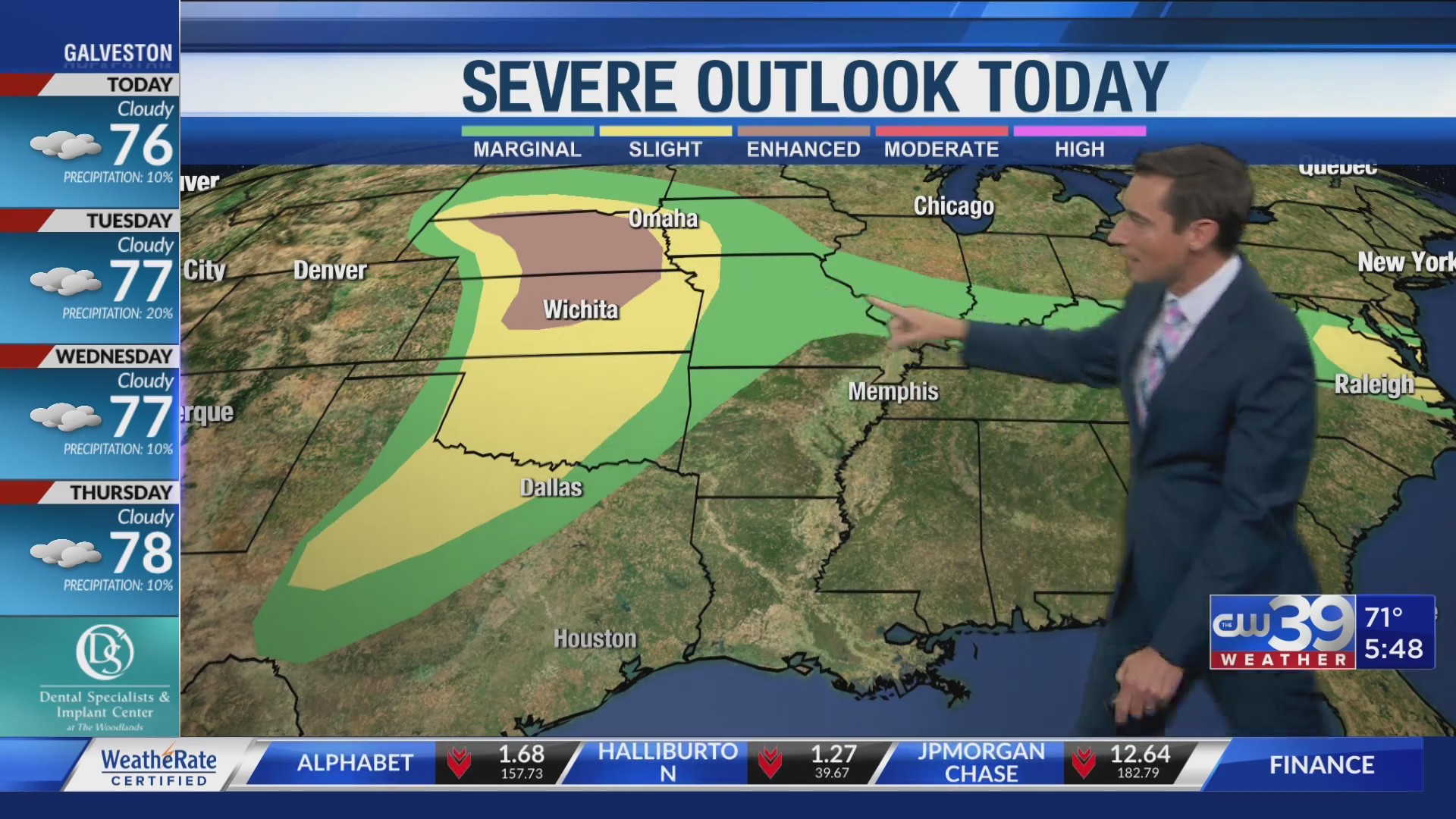Storm system to churn severe storms for a couple of days – CW39 Houston