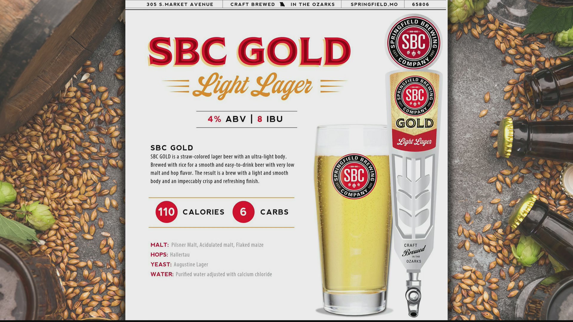 Get a Taste of Springfield Brewing Company’s Newest Beer, SBC Gold ...