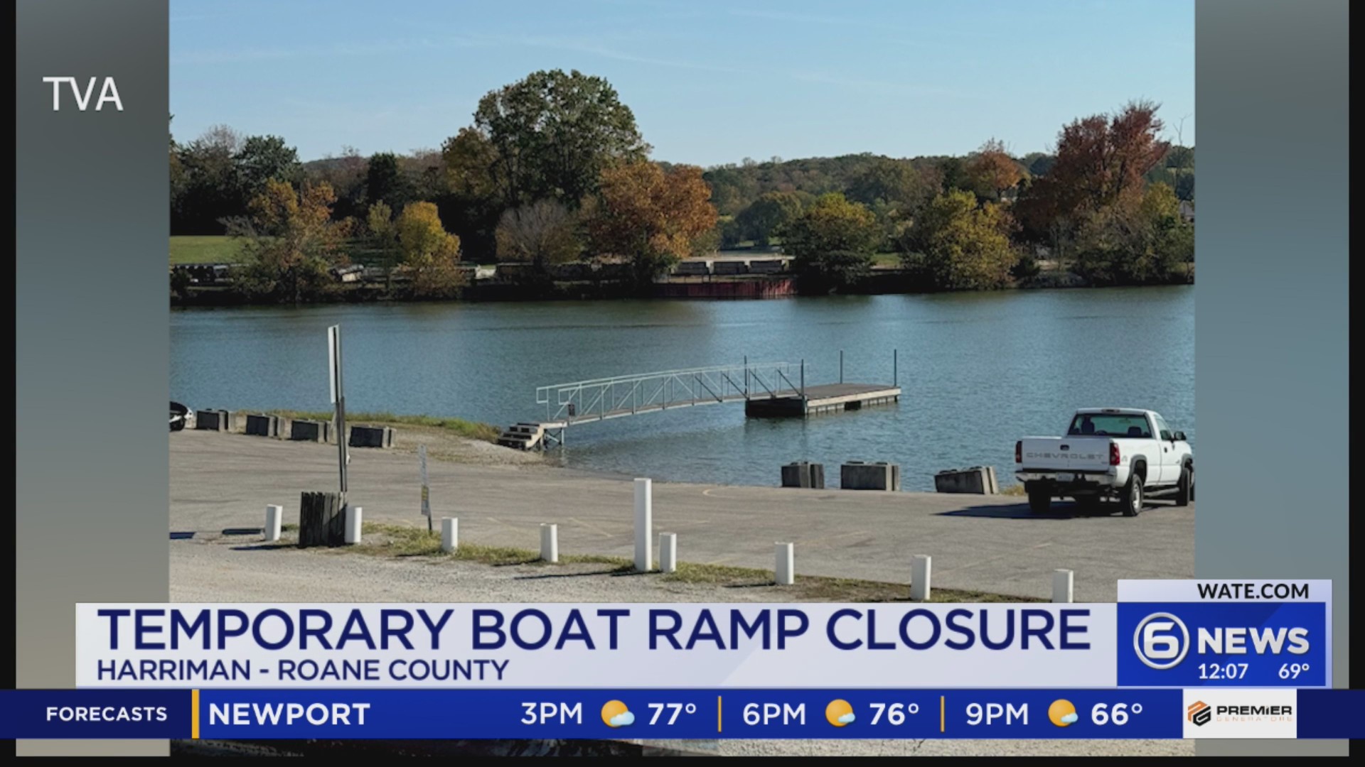 Temporary boat ramp closure – WATE 6 On Your Side