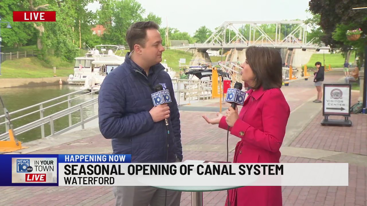 Live from Waterford: Seasonal opening of the Canal System – NEWS10 ABC
