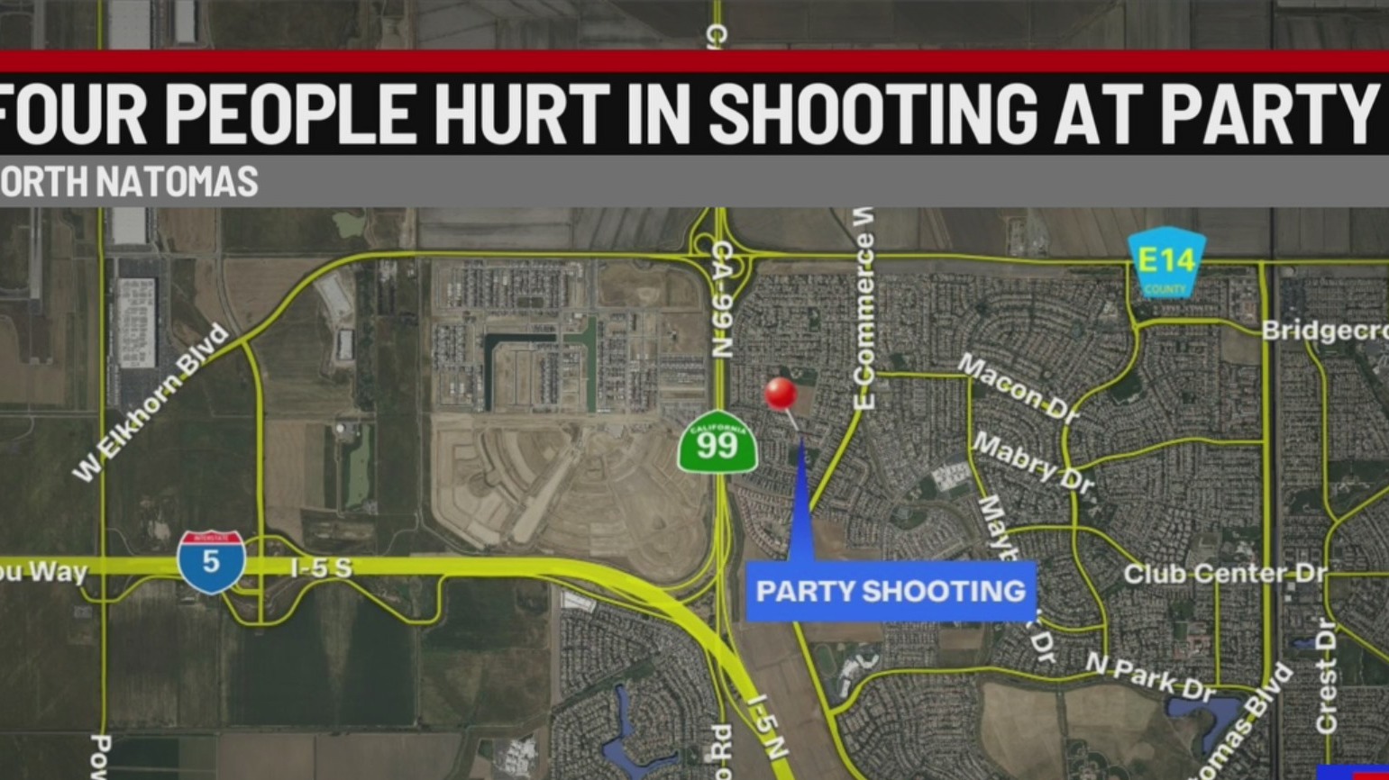 Four people hurt in a shooting at a party in North Natomas – FOX40 News