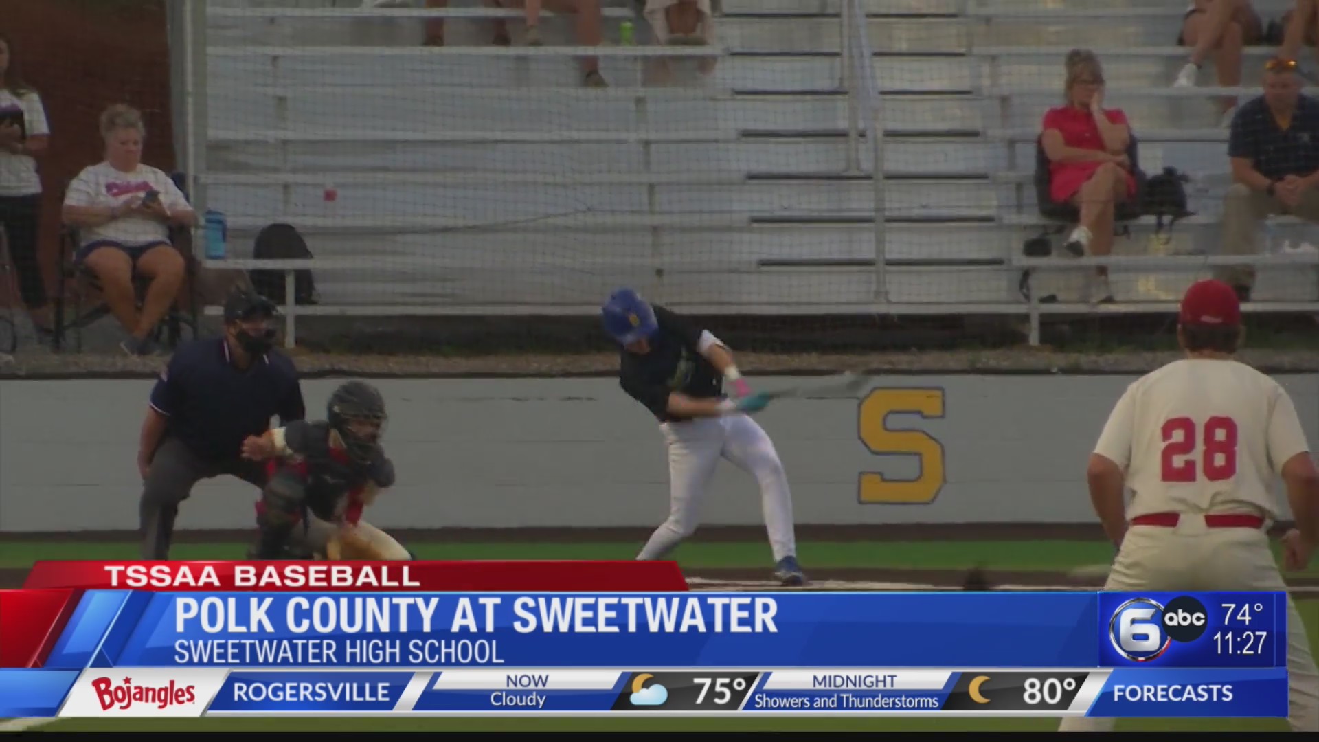 Sweetwater’s big fourth inning carries them past Polk County – WATE 6 ...