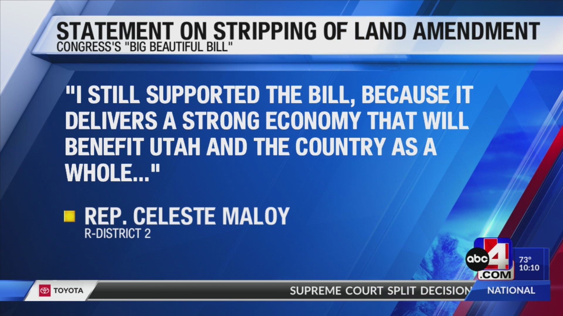 Rep Maloy reacts to sale of Utah’s public lands being dropped from ‘big ...