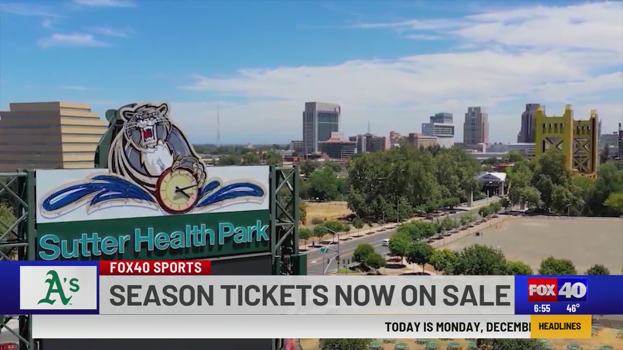 A’s season tickets now on sale to the general public – FOX40 News