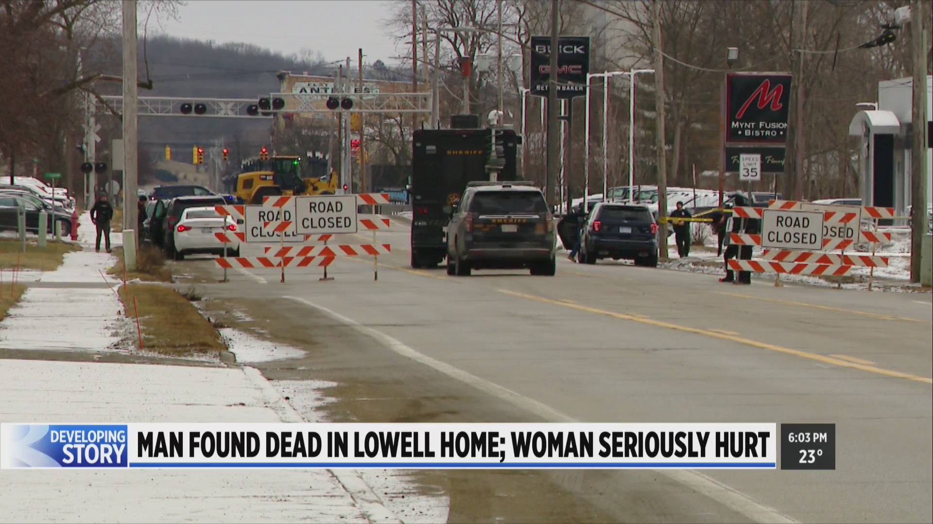 Deputies: Man dead, woman seriously injured in Lowell – WOODTV.com