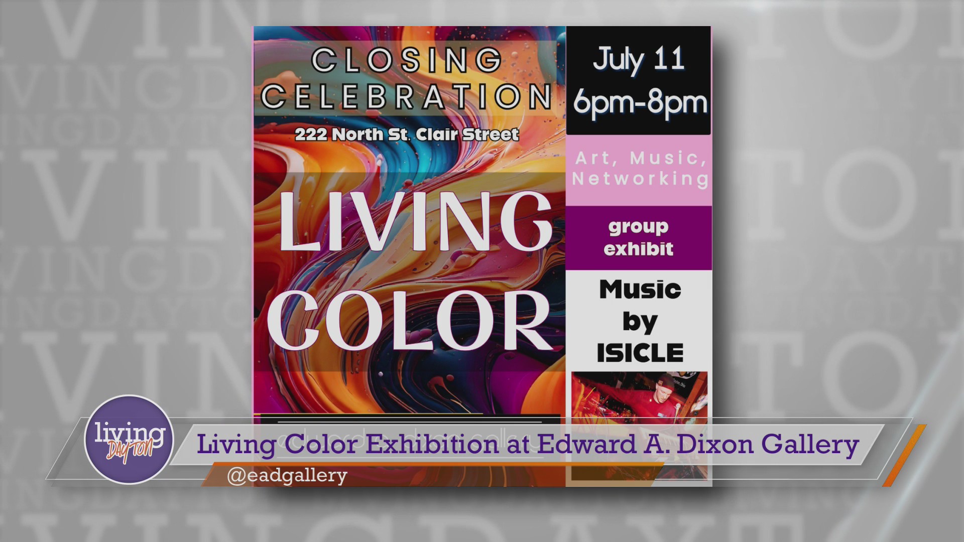 Living Color Exhibition at Edward A. Dixon Gallery – WDTN.com