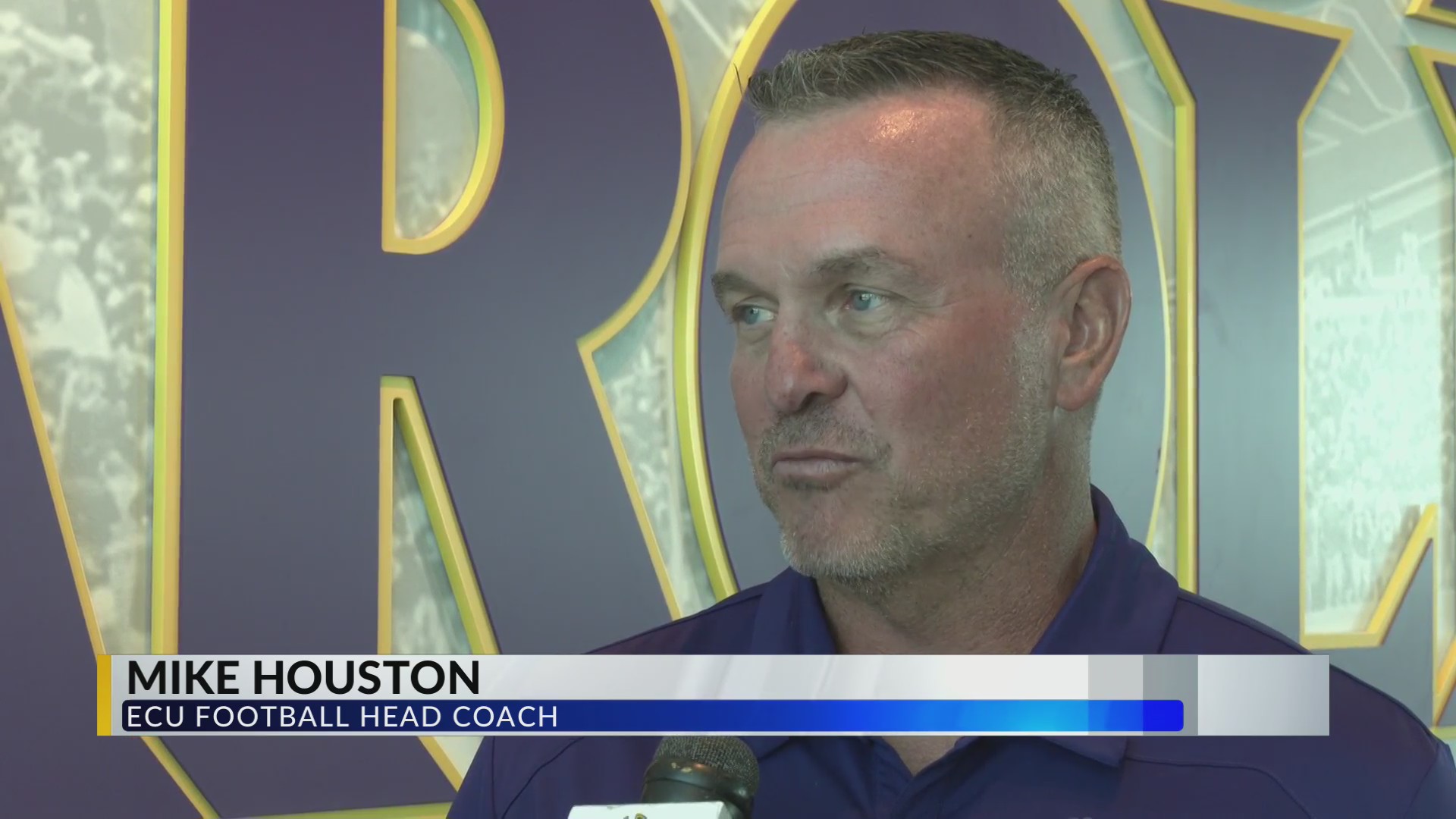 One-on-One at end of camp with ECU Football Head Coach Mike Houston – WNCT