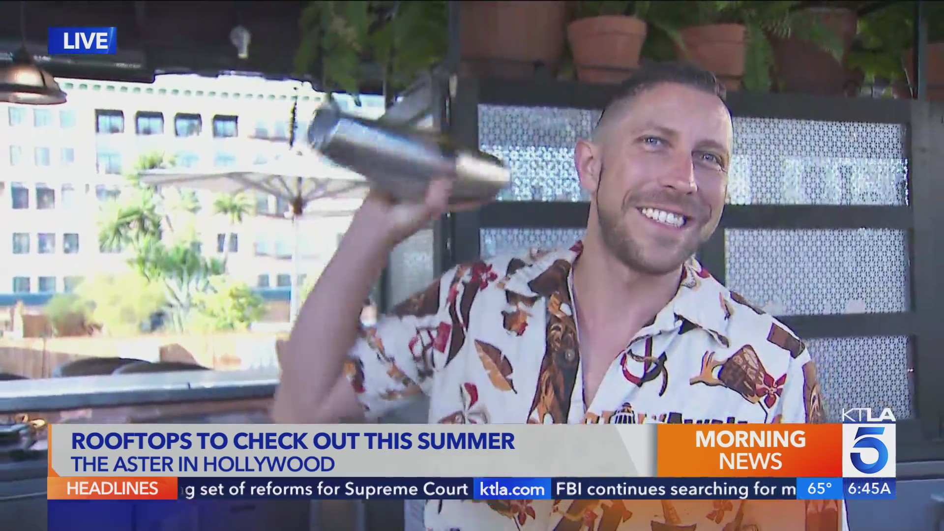 Olivia De Bortoli explores Hollywood’s hottest rooftop spots – KTLA