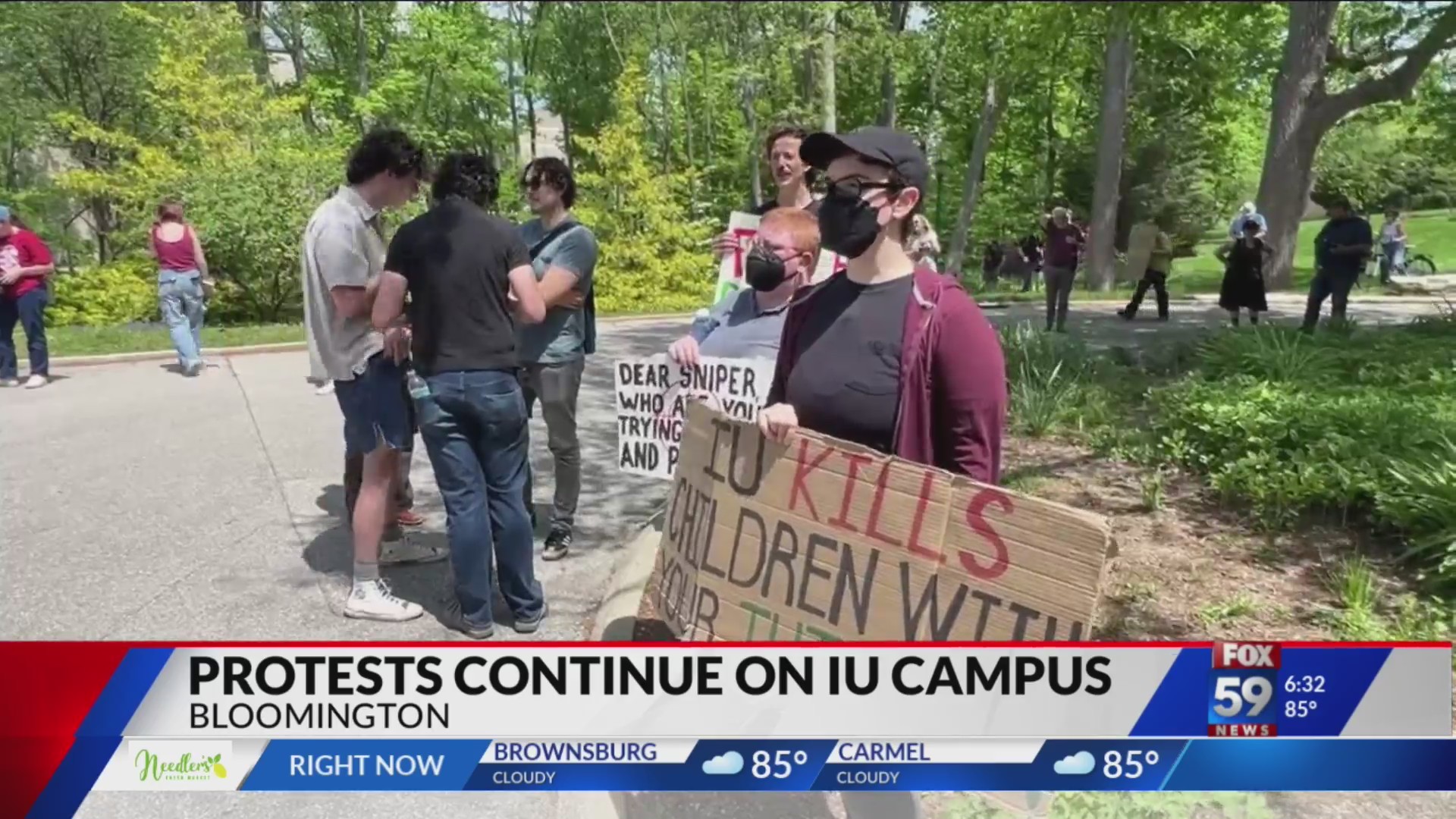 IU protest encampment enters second week – WANE 15