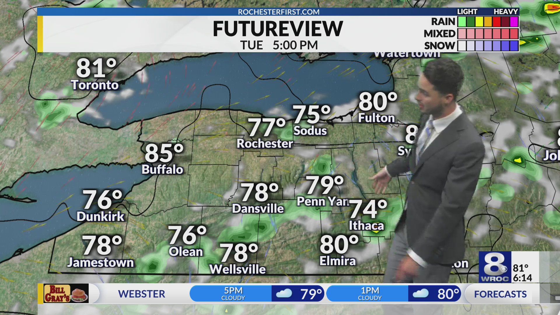 Rochester’s Sunday Night Weather Forecast – RochesterFirst