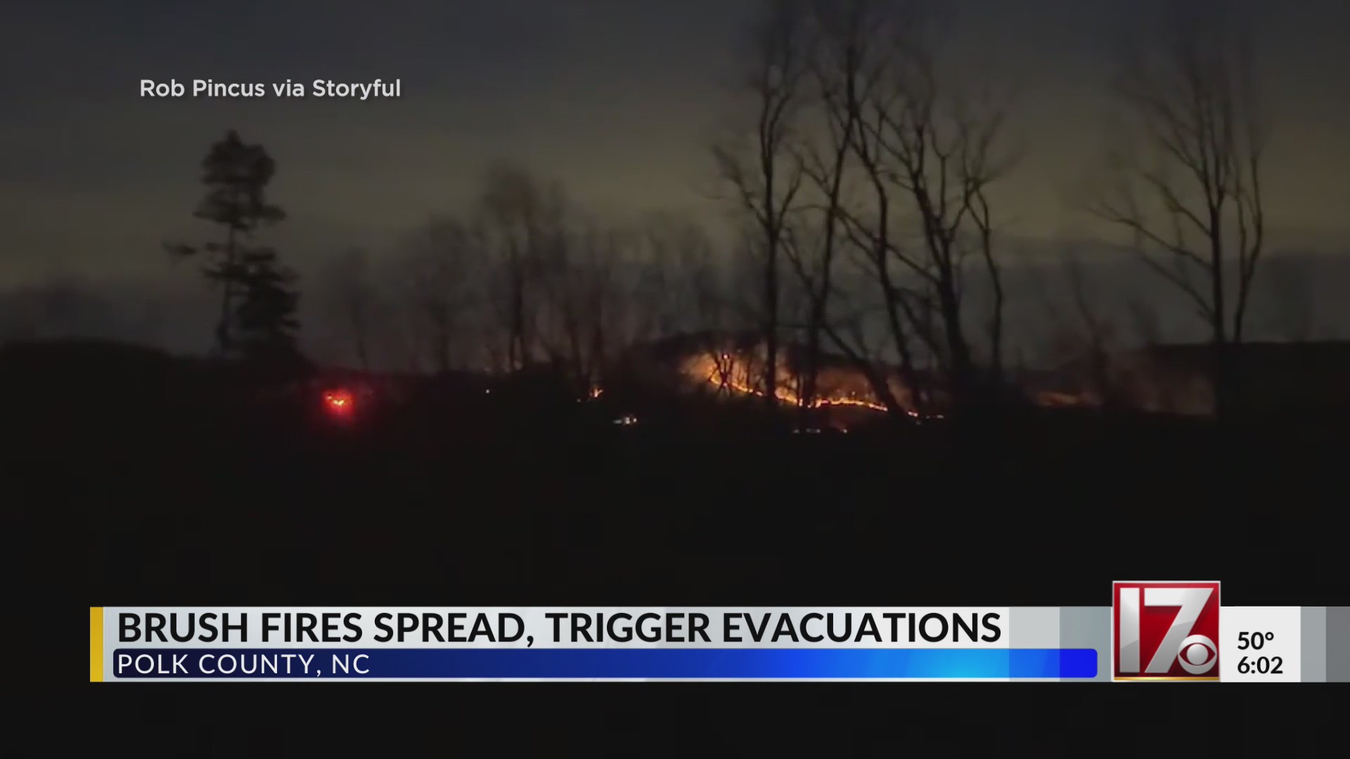 Evacuations in NC mountains for 400+ acre wildfire – CBS17.com