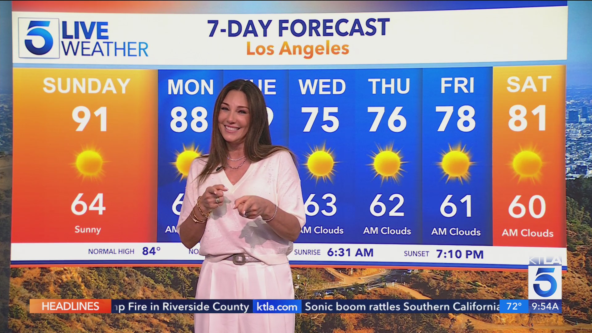Iconic MTV VJ does the KTLA weather – KTLA