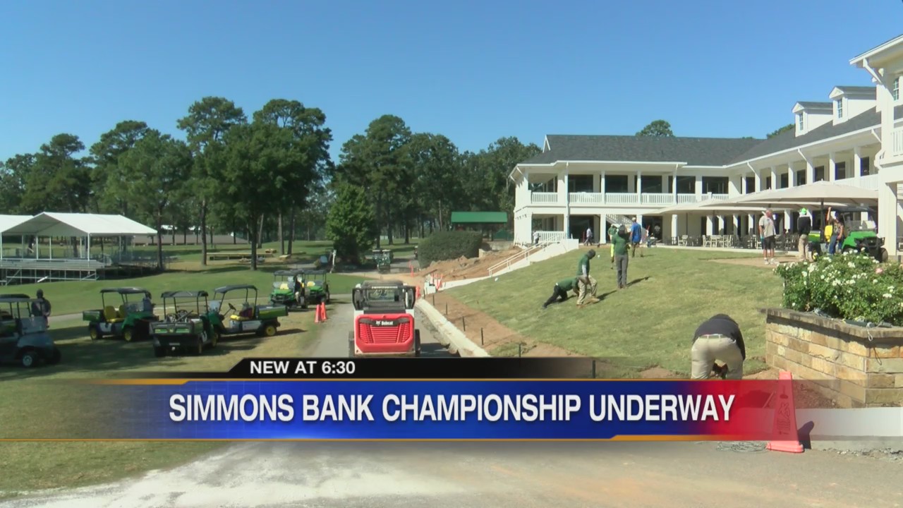 Preparations continue for Simmons Bank Championship, first PGA Tour ...