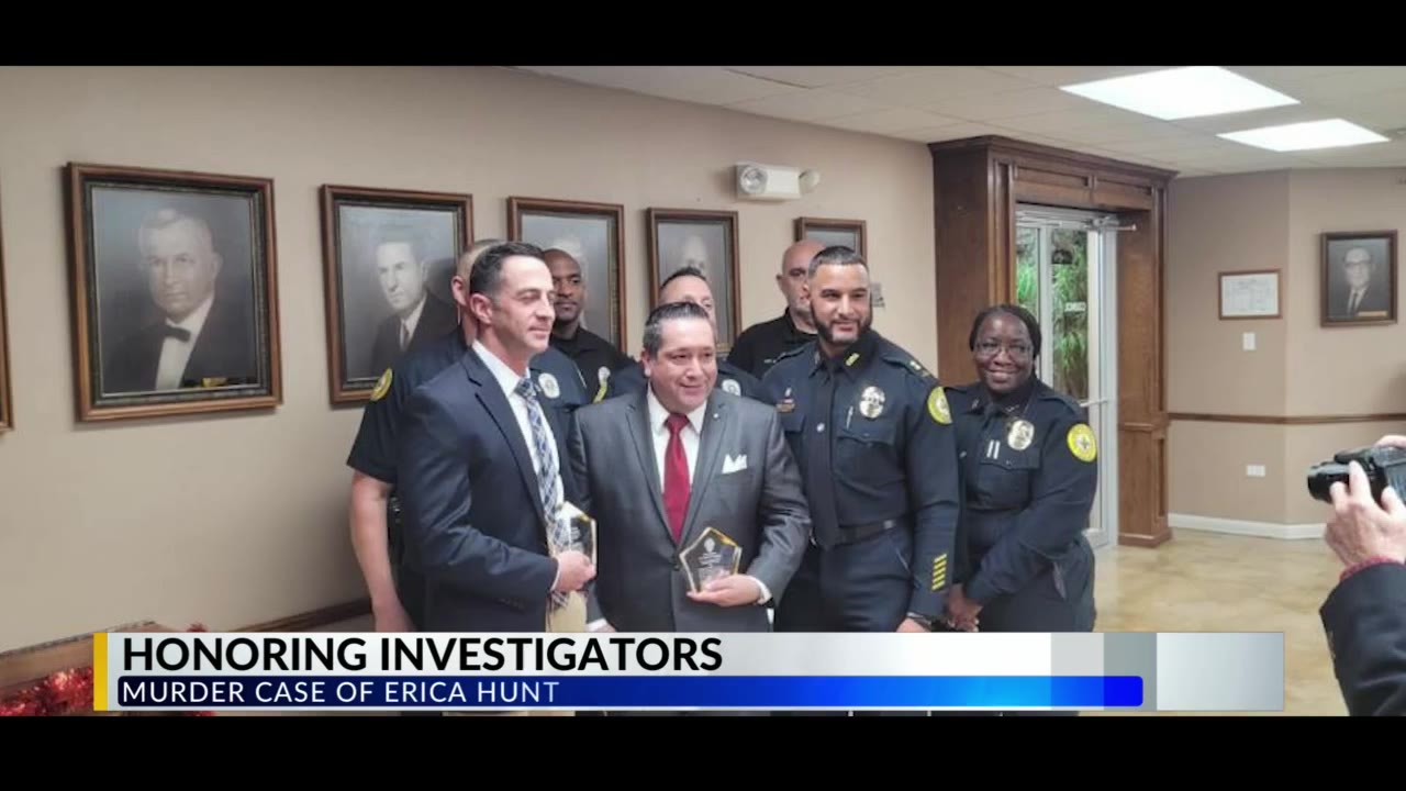 Investigators of Erica Hunt murder case honored for their work – KLFY.com
