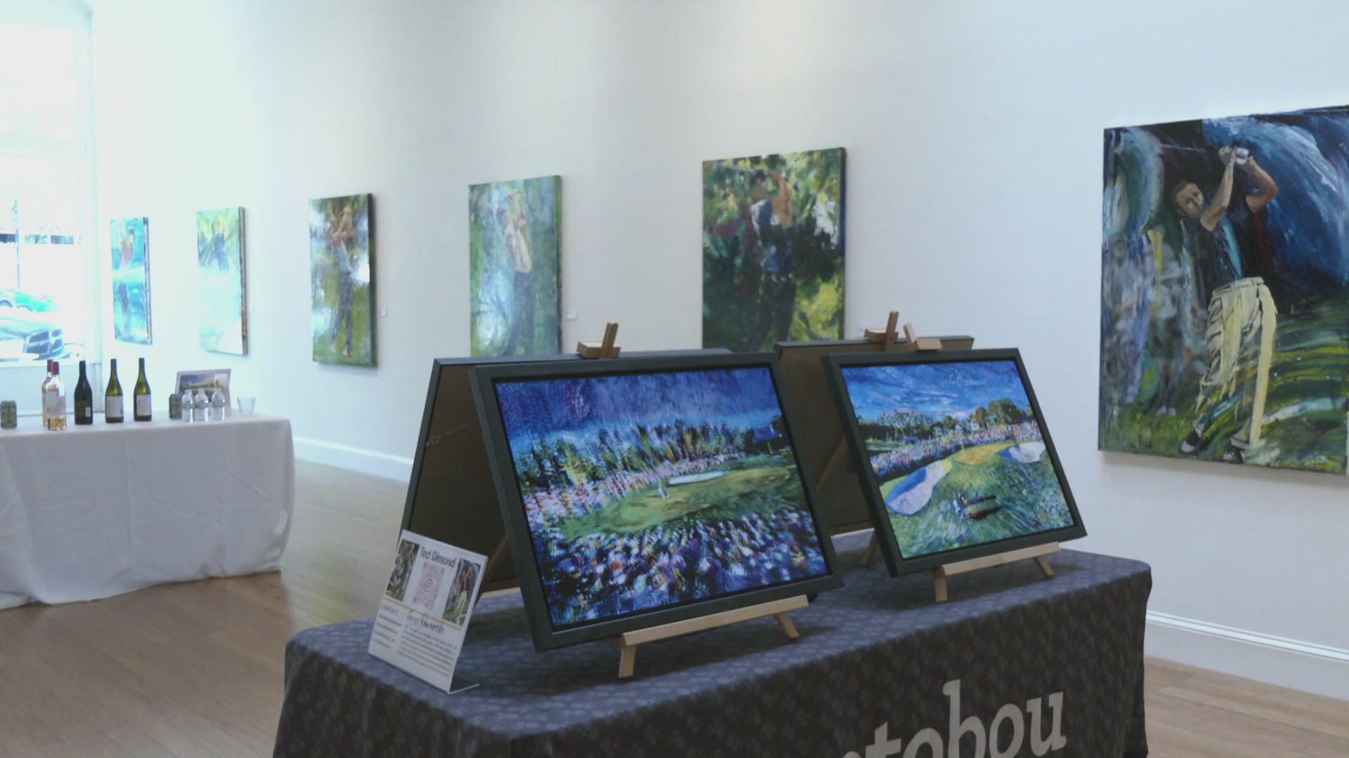 Artist Ted Diamond inspired by the Master’s – WJBF