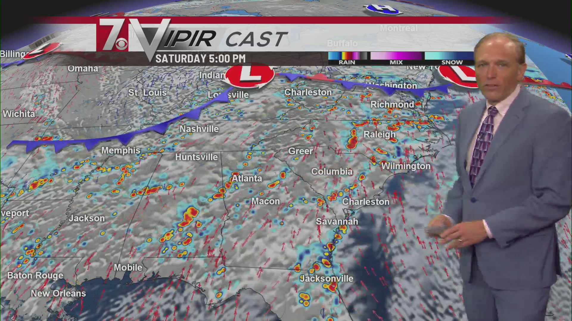 7Weather Saturday AM Forecast – WSPA 7NEWS
