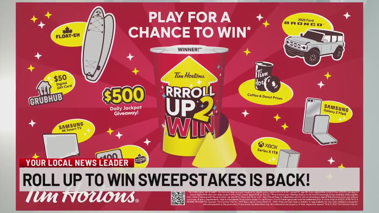 Tim Hortons roll up the rim cups back after hiatus – News 4 Buffalo
