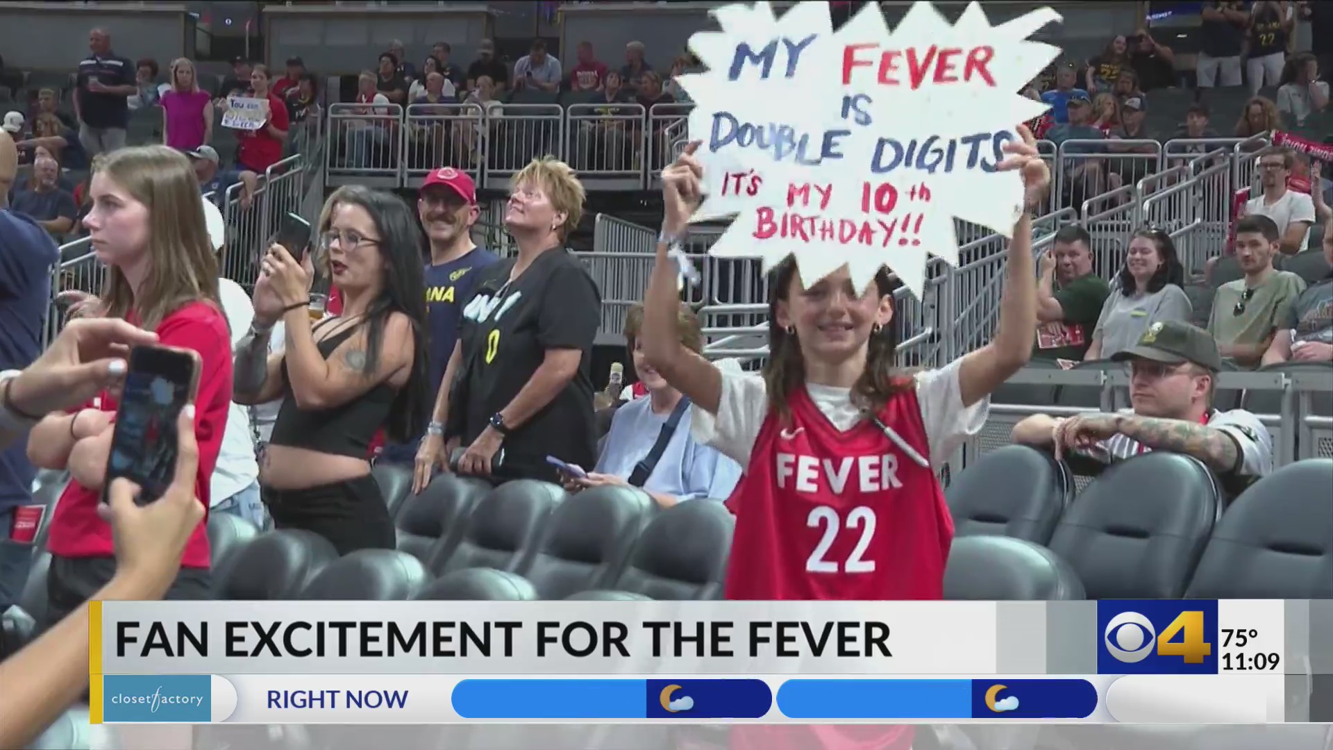 Indiana Fever fans celebrate first home game in a month – WTTV CBS4Indy