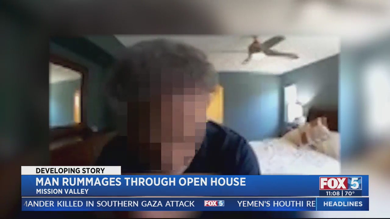Man caught rummaging through drawers at open house – FOX 5 San Diego ...