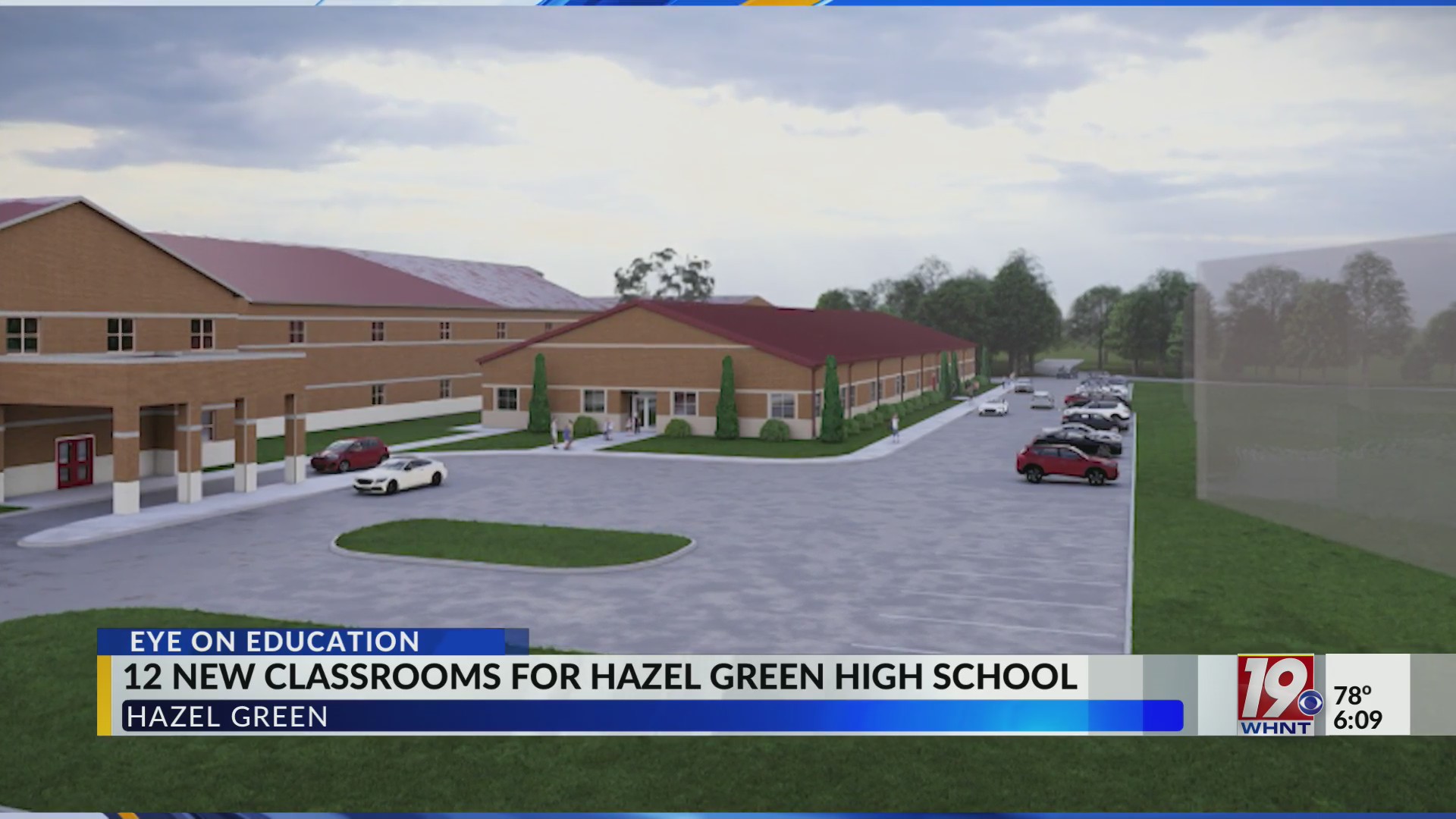 12 New Classrooms for Hazel Green High School | April 17, 2025 | News 19 at 6 p.m. – WHNT.com
