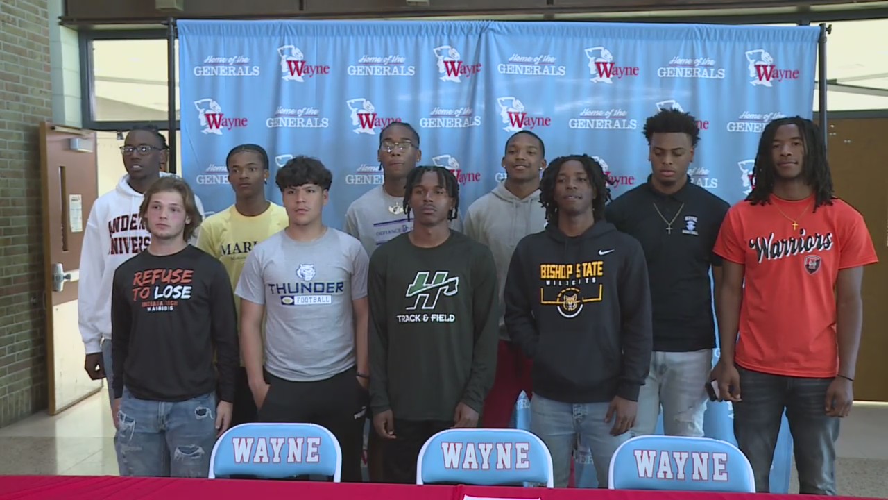 Nine Wayne High School seniors sign to continue their academic and ...