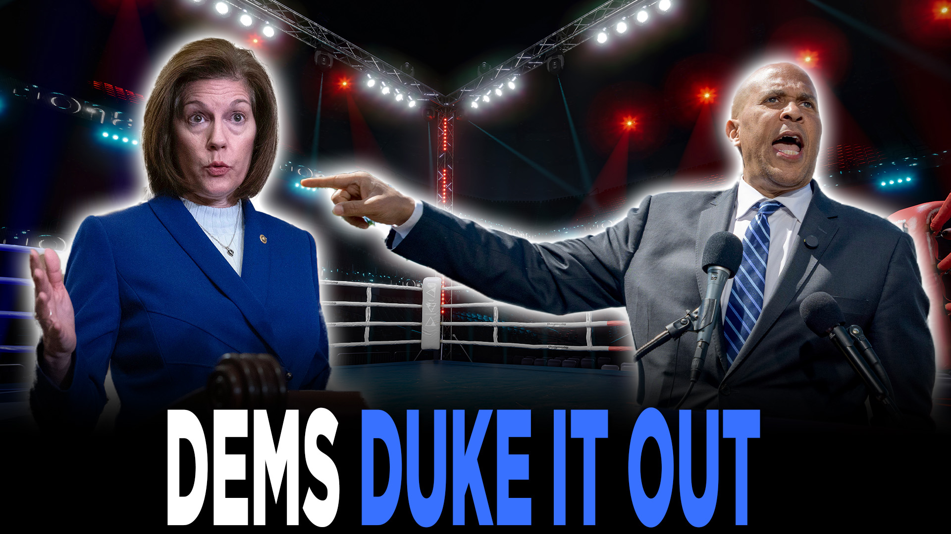 DEMOCRATIC Sens. Booker, Cortez Masto TRADE BLOWS On Senate Floor Over ...