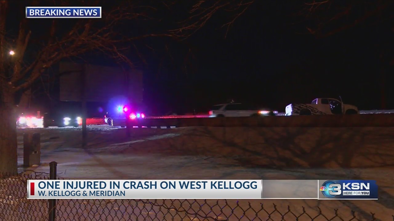 One seriously injured after crash on westbound Kellogg at Meridian – KSN-TV