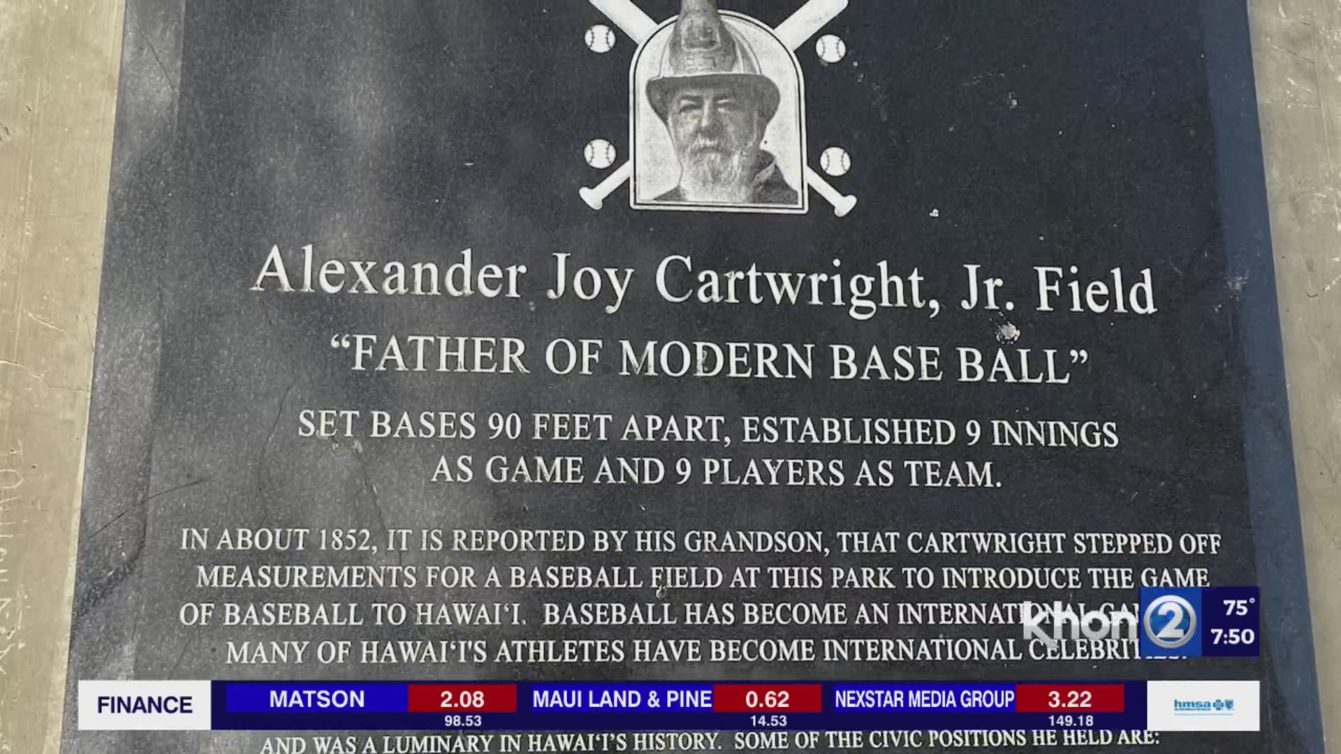 Honolulu to honor baseball legend and local field – KHON2