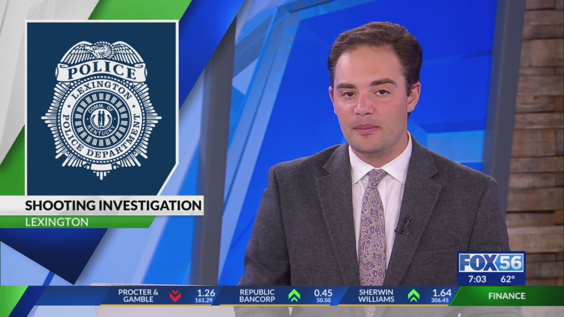 Man arrives at Lexington hospital with gunshot wound – FOX 56 News