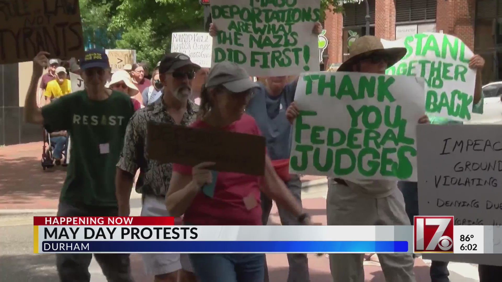 May Day protests happening across Durham – CBS17.com