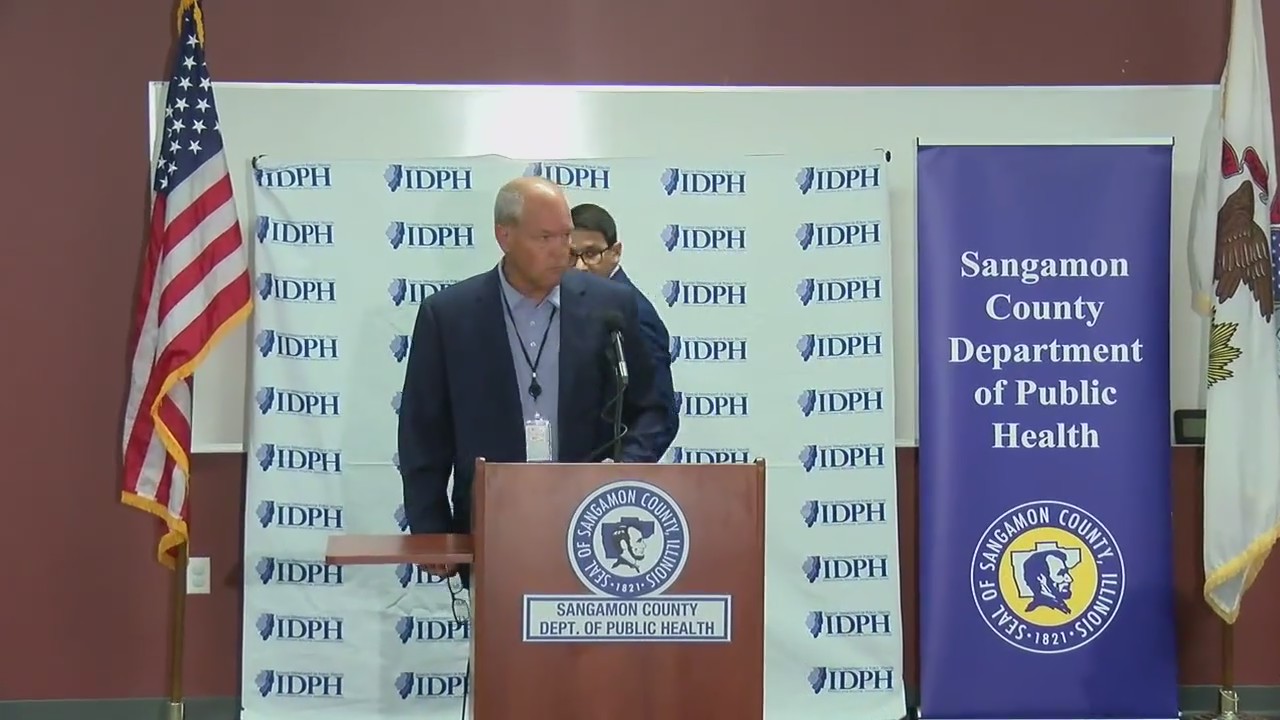 IDPH press conference on July 11, 2025 regarding the end of a measles ...