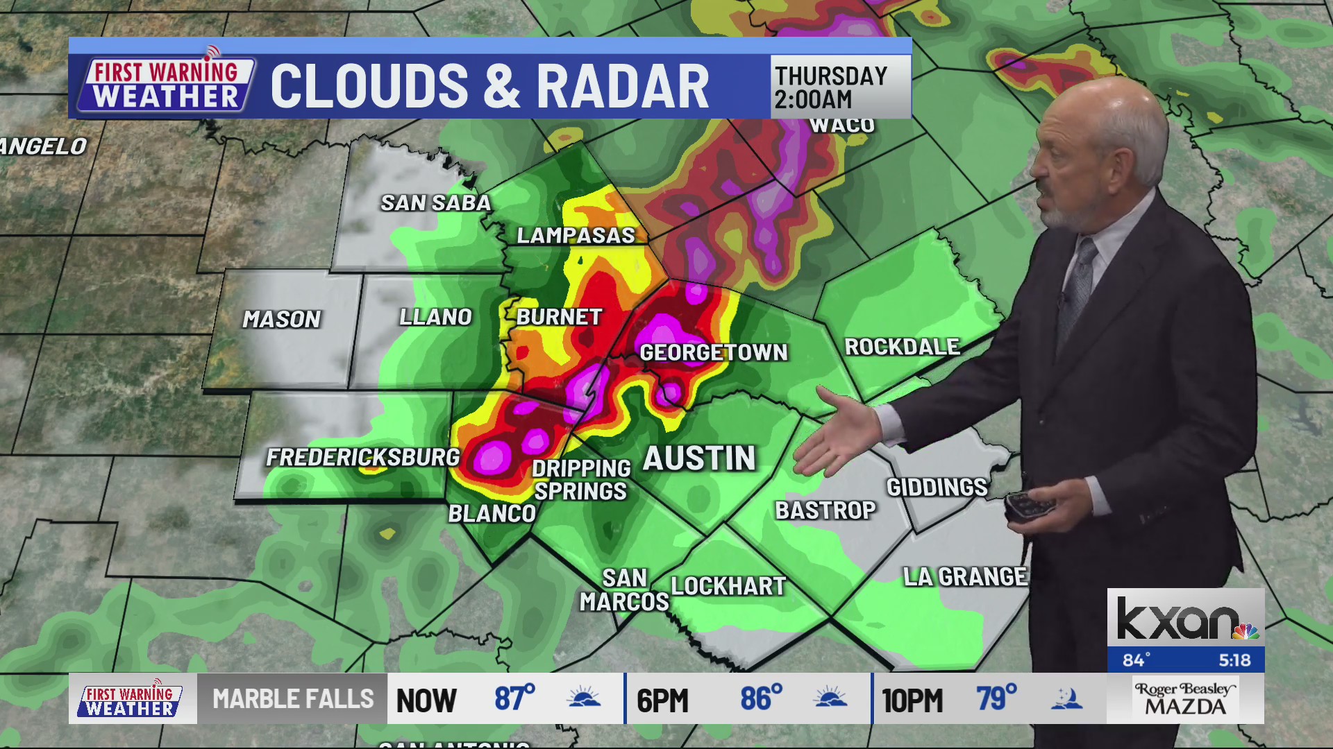 First Warning Weather with Jim Spencer – KXAN Austin