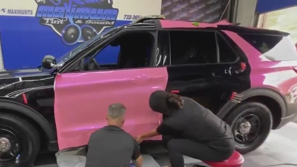 Somerset County prepares to unveil pink police cars – PIX11