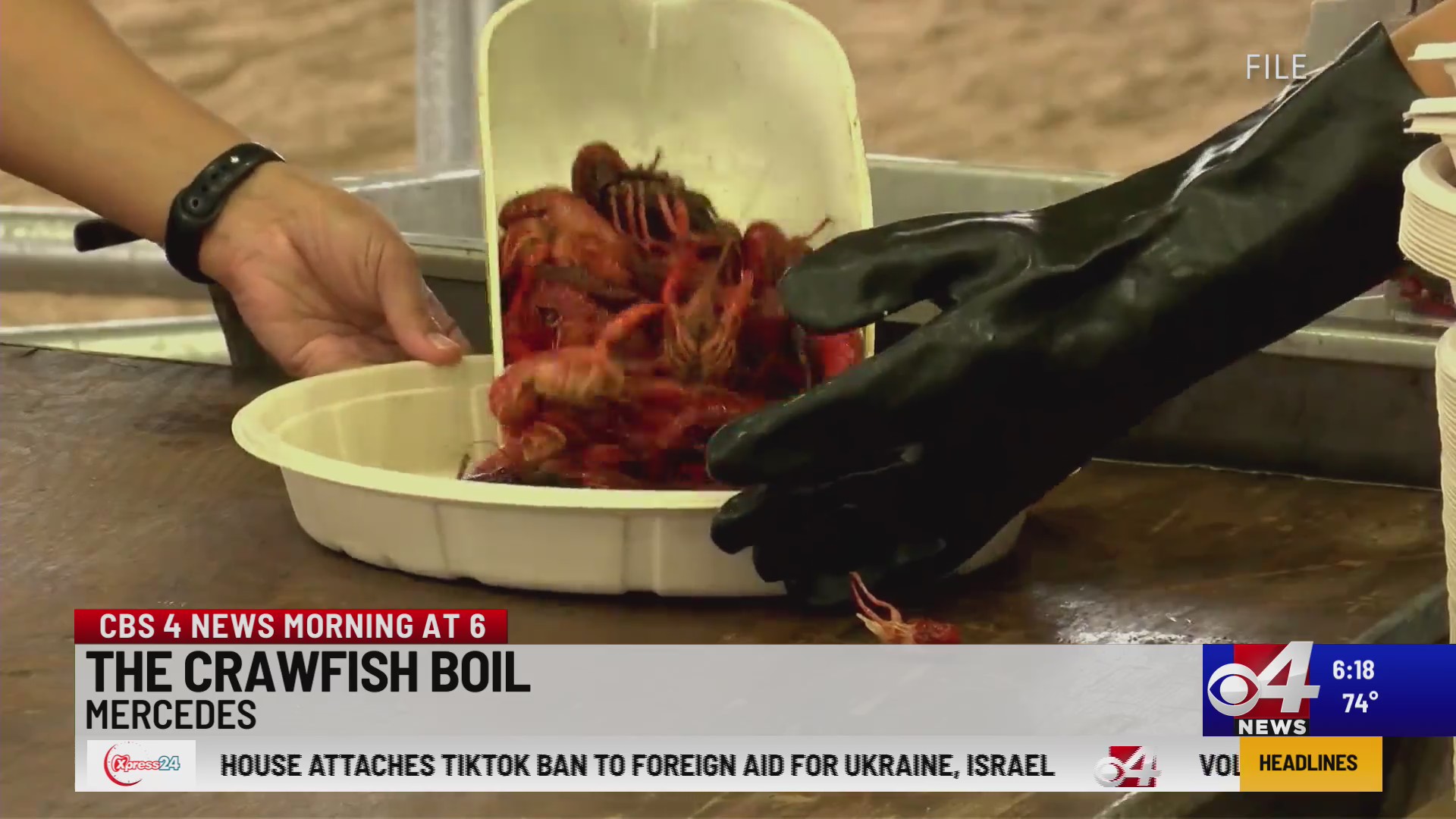 Annual Crawfish Boil – CBS – KVEO-TV