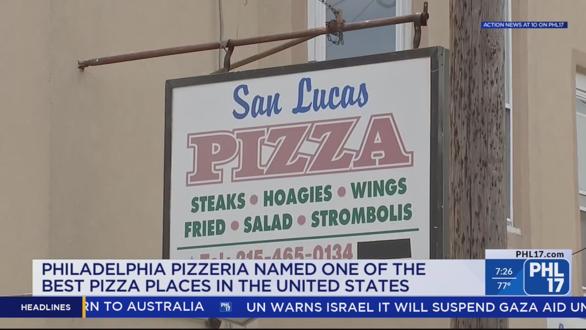 Philadelphia Pizzeria named one of the best pizza places in the U.S ...