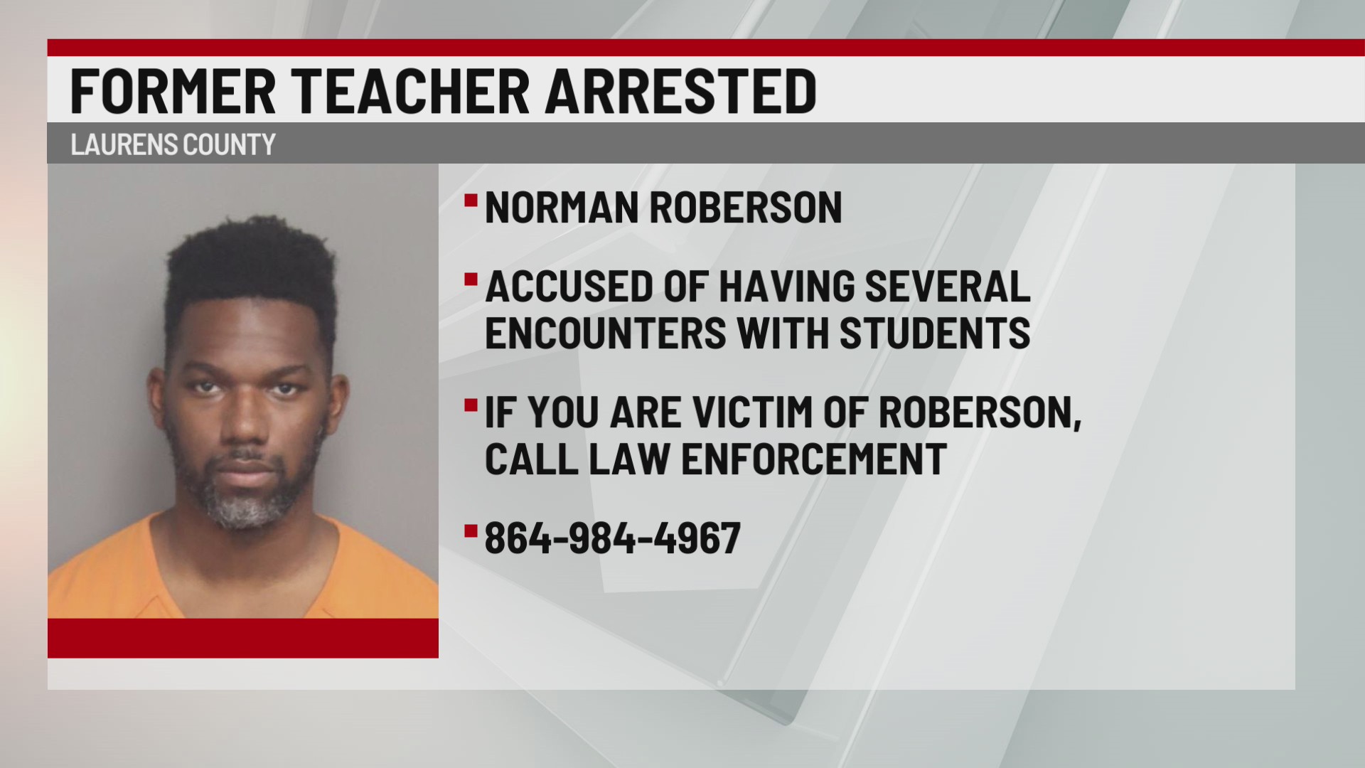 Former teacher charged with sexual battery with students – WSPA 7NEWS