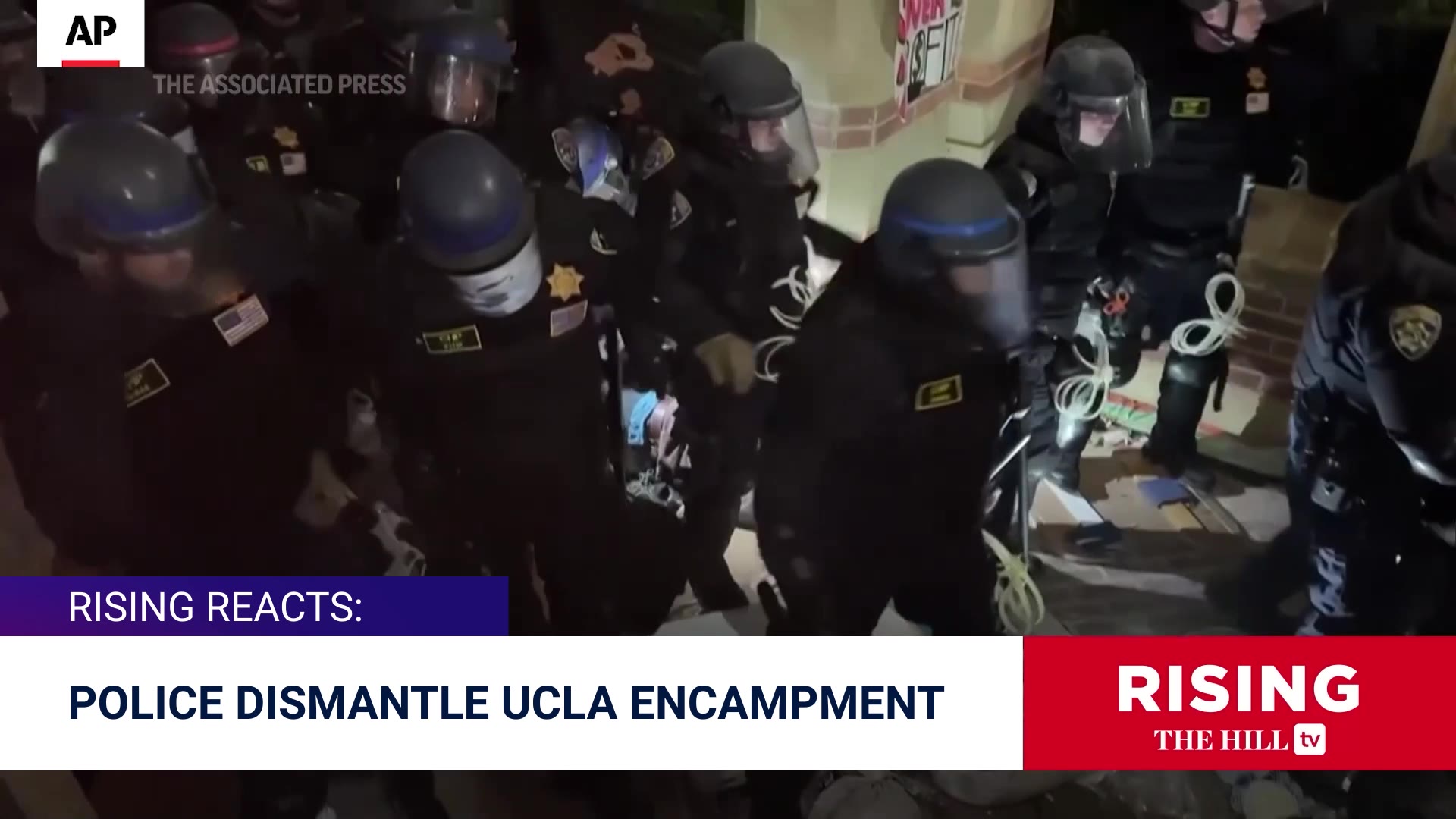 UCLA protesters assaulted by cops who did nothing about pro-Israel ...