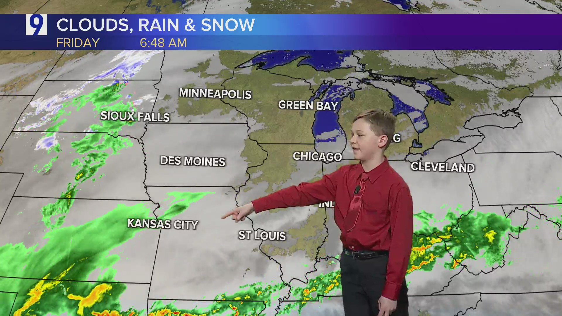 ‘Future meteorologist’ reports Friday’s weather forecast – WGN-TV