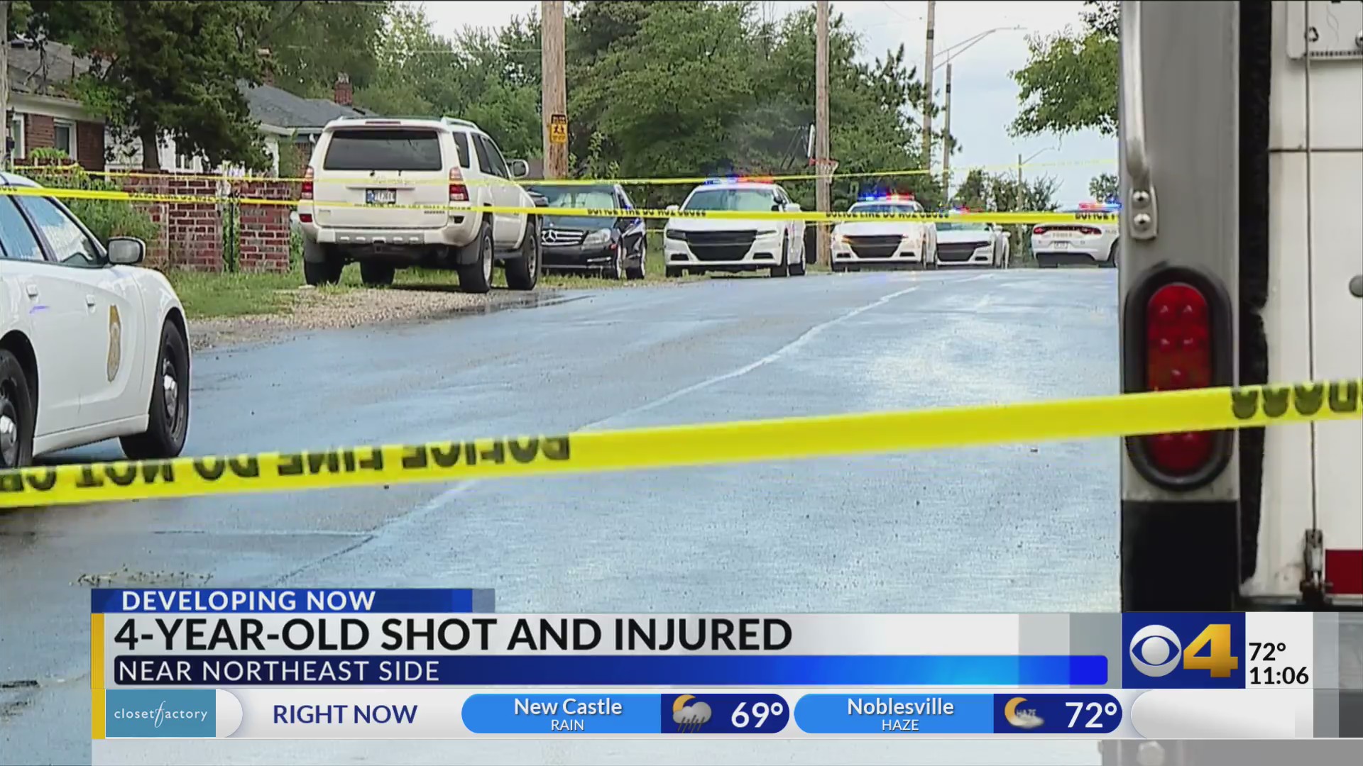 IMPD: 4-year-old shot on near northeast side of Indianapolis – WTTV ...