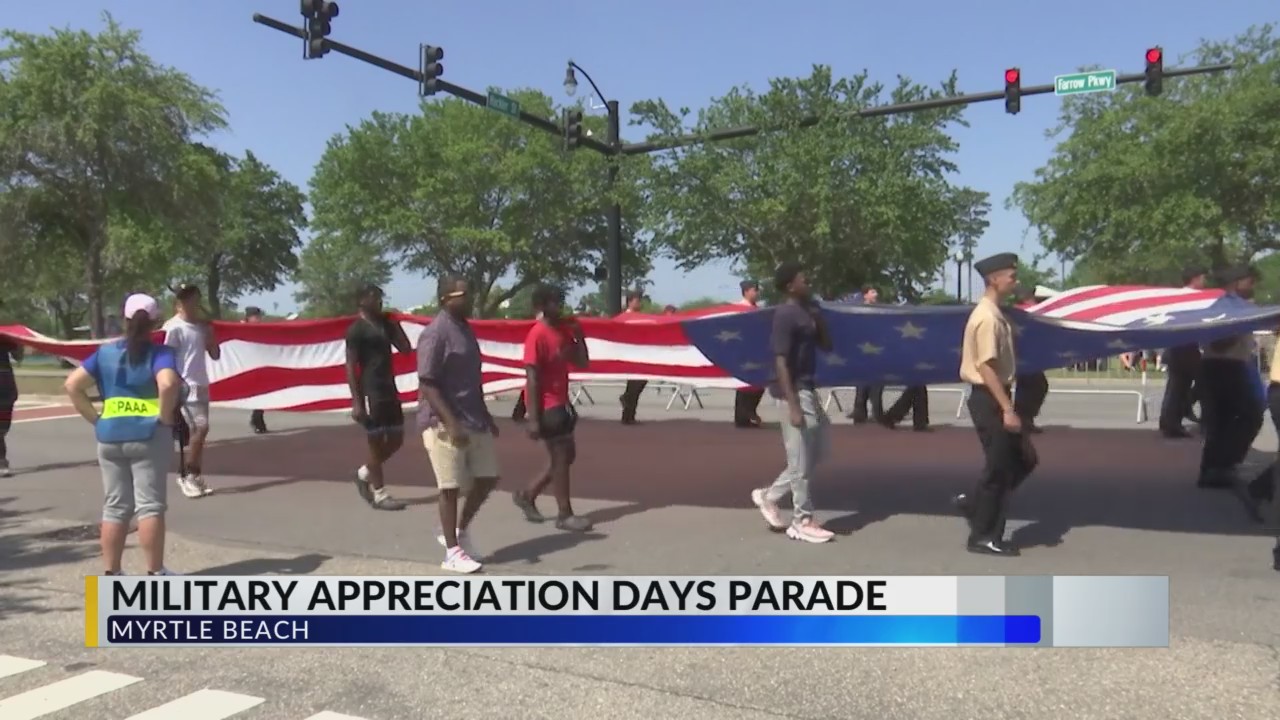 Myrtle Beach hosts 14th annual Military Appreciation Days Parade – WBTW