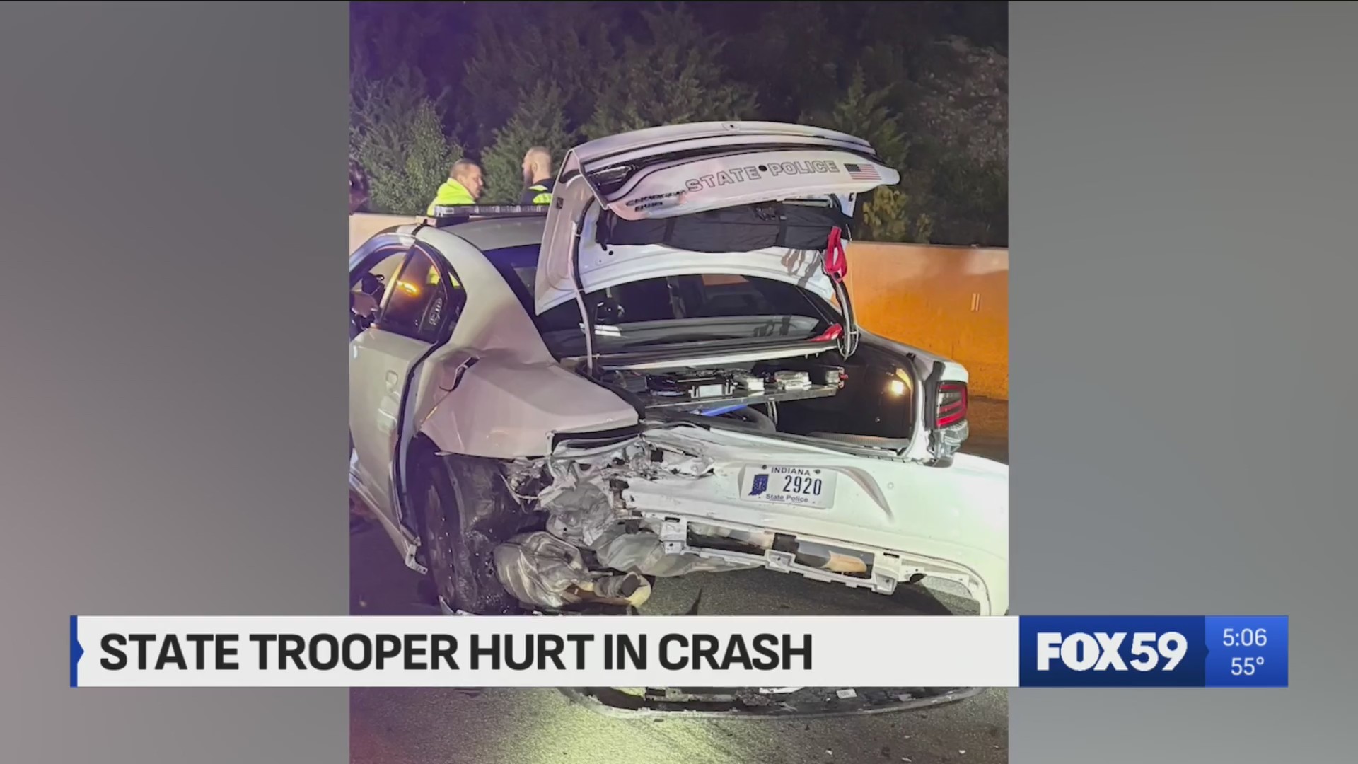 State trooper injured in crash on I-65 – Fox 59