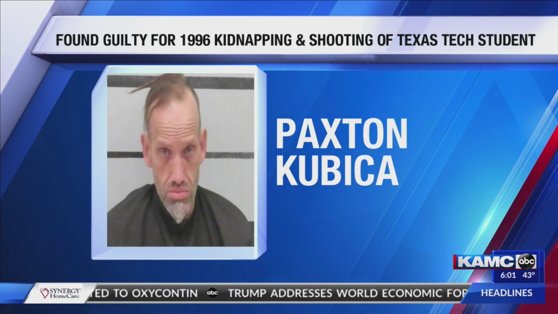 Lubbock murder suspect kidnapped and shot Texas Tech student in 1996 ...