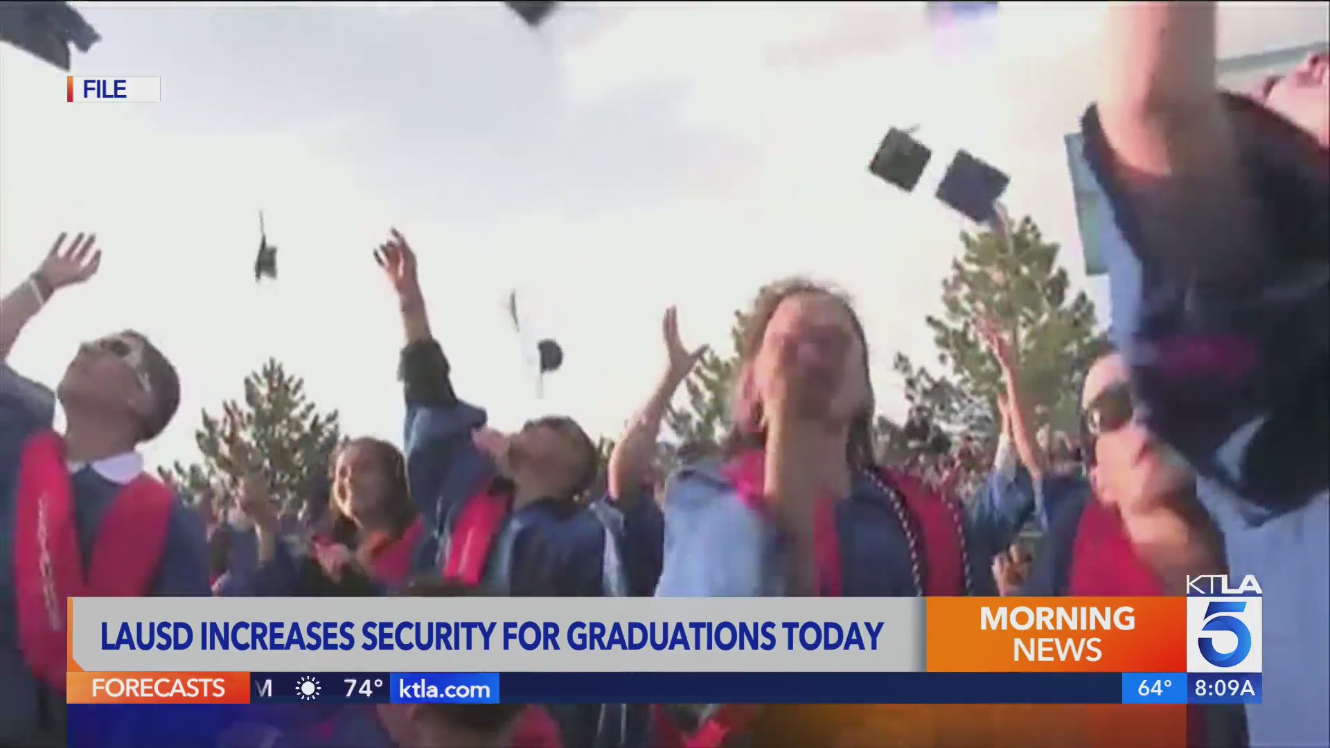 Graduation ceremonies at L.A. schools will be safe spaces as security ...