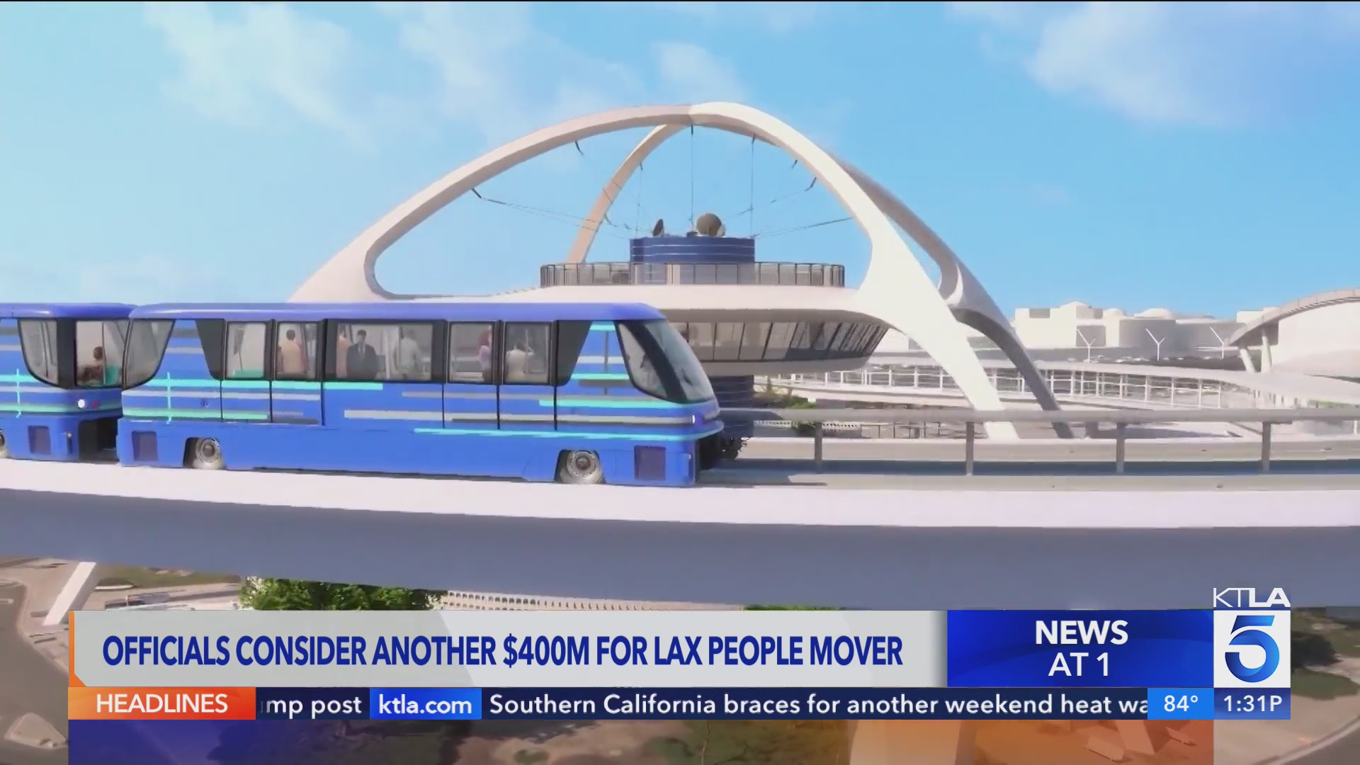 LAX Automated People Mover to open January 2026 – KTLA