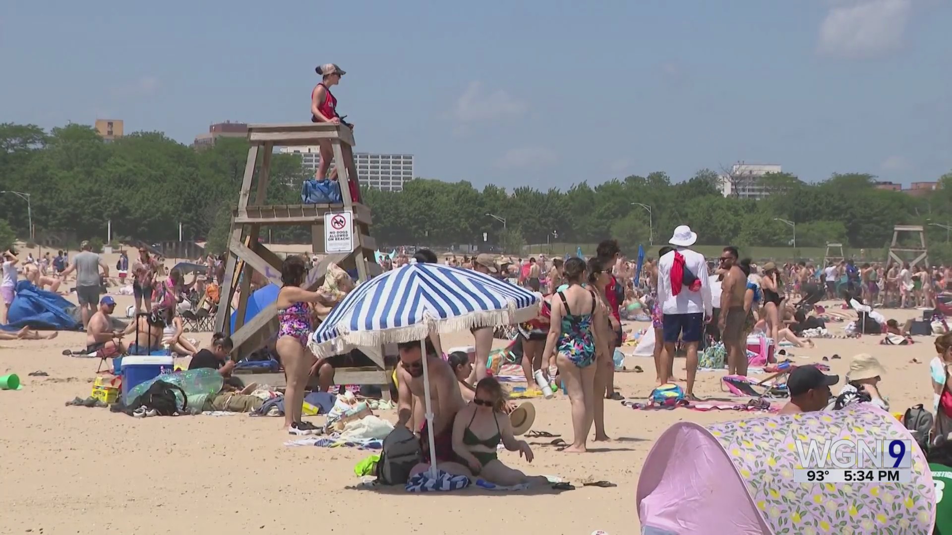 Chicago’s first heat wave sees temperatures climb into the mid-90s – WGN-TV