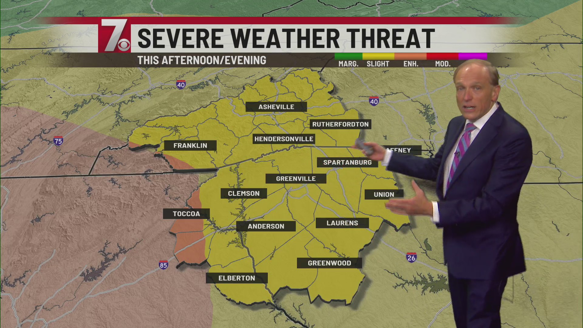7Weather Saturday AM Forecast – WSPA 7NEWS
