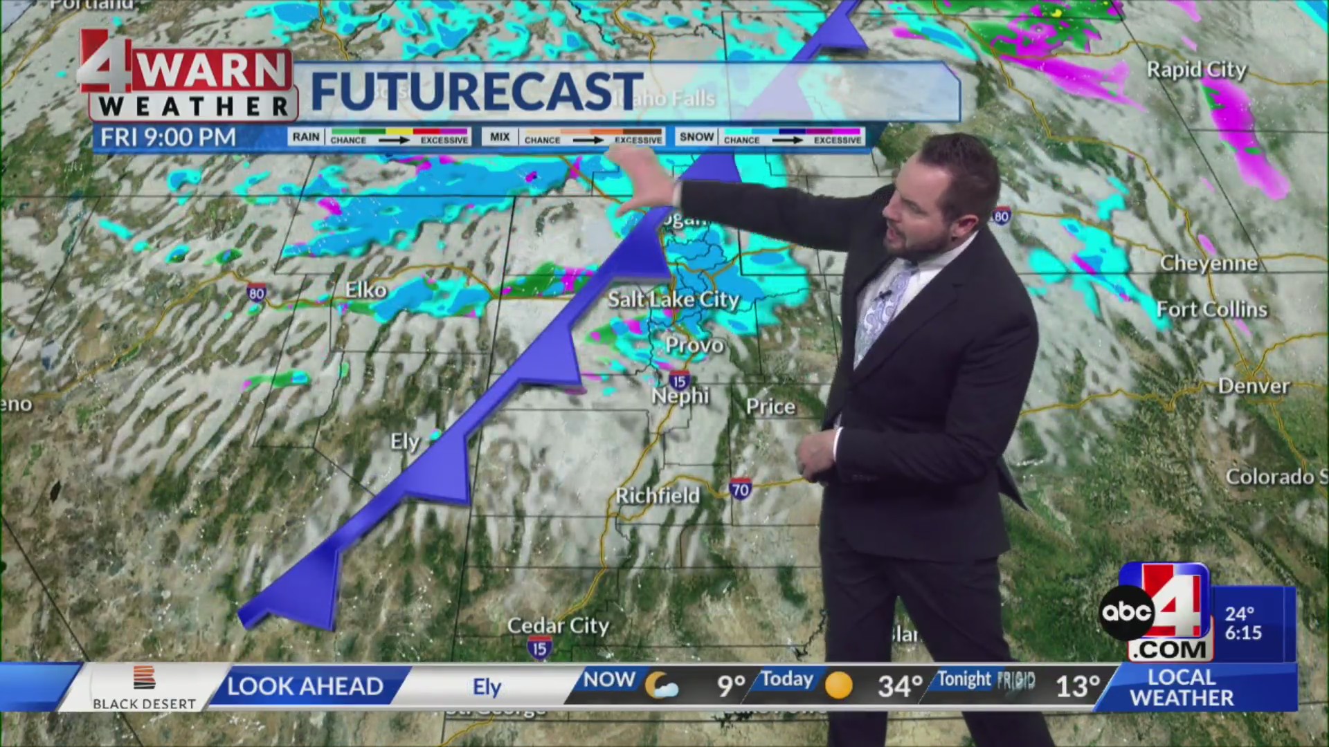 Clouds increase as weekend snow storm moves into Utah – ABC4 Utah